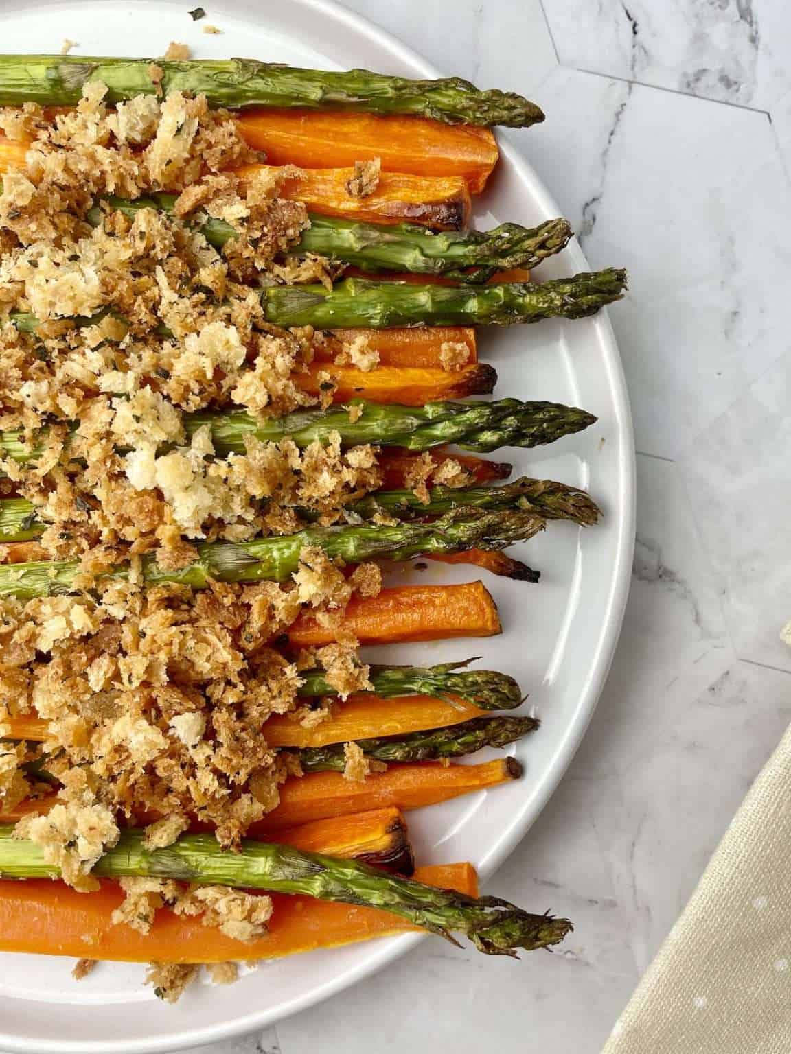 The Best Roasted Carrots and Asparagus Recipe - The Sunshine Pantry
